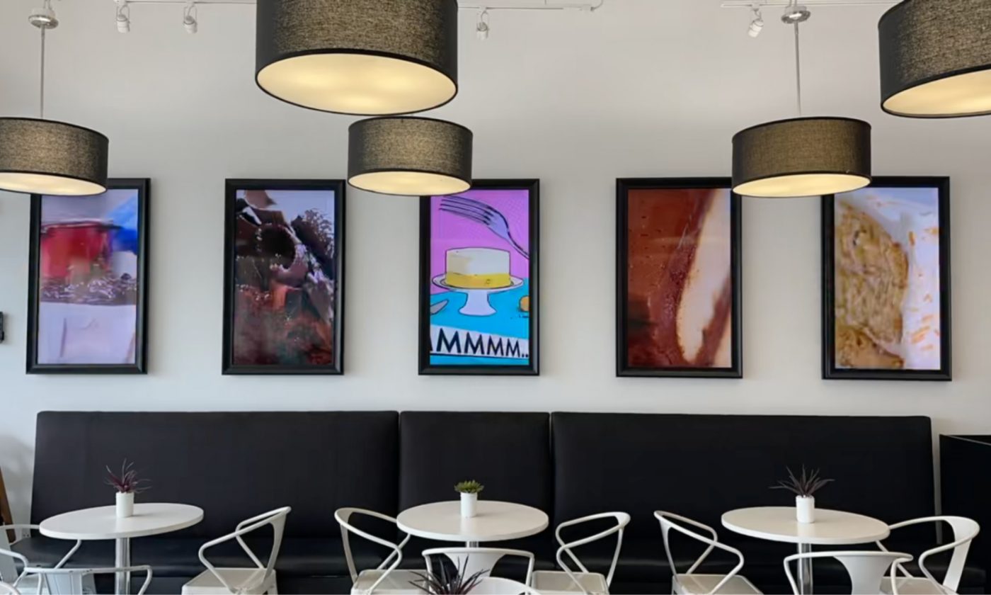 Dessert Gallery Video Art Installation | VISION